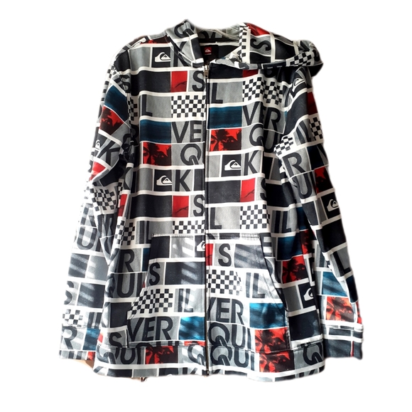 Quiksilver | Sweaters | Rare Quicksilver Promo Scuba Hoodie | Poshmark